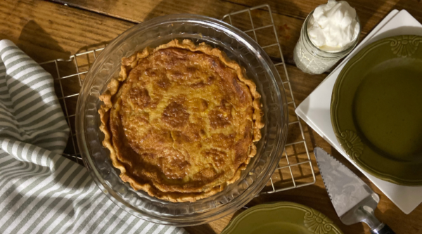 Maple Custard Pie Recipe - Mama on the Homestead