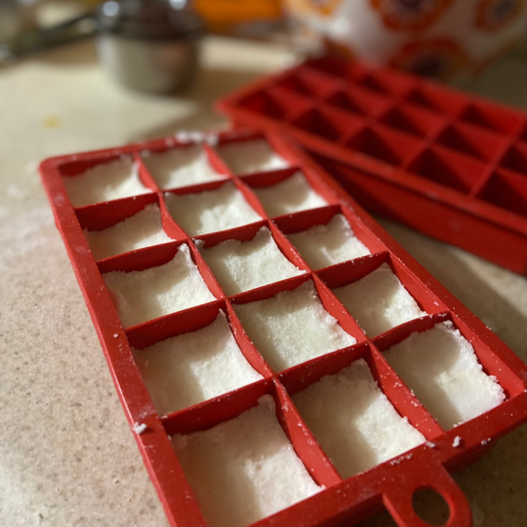 How to Make Homemade Dishwasher Detergent Cubes - Mama on the Homestead