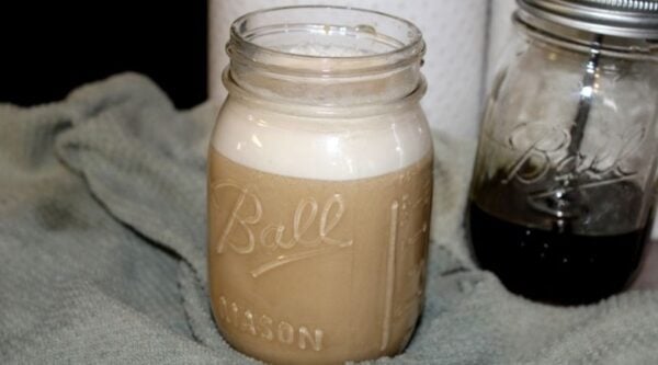 Simple Homemade Sweetened Condensed Milk with Honey - Mama on the Homestead