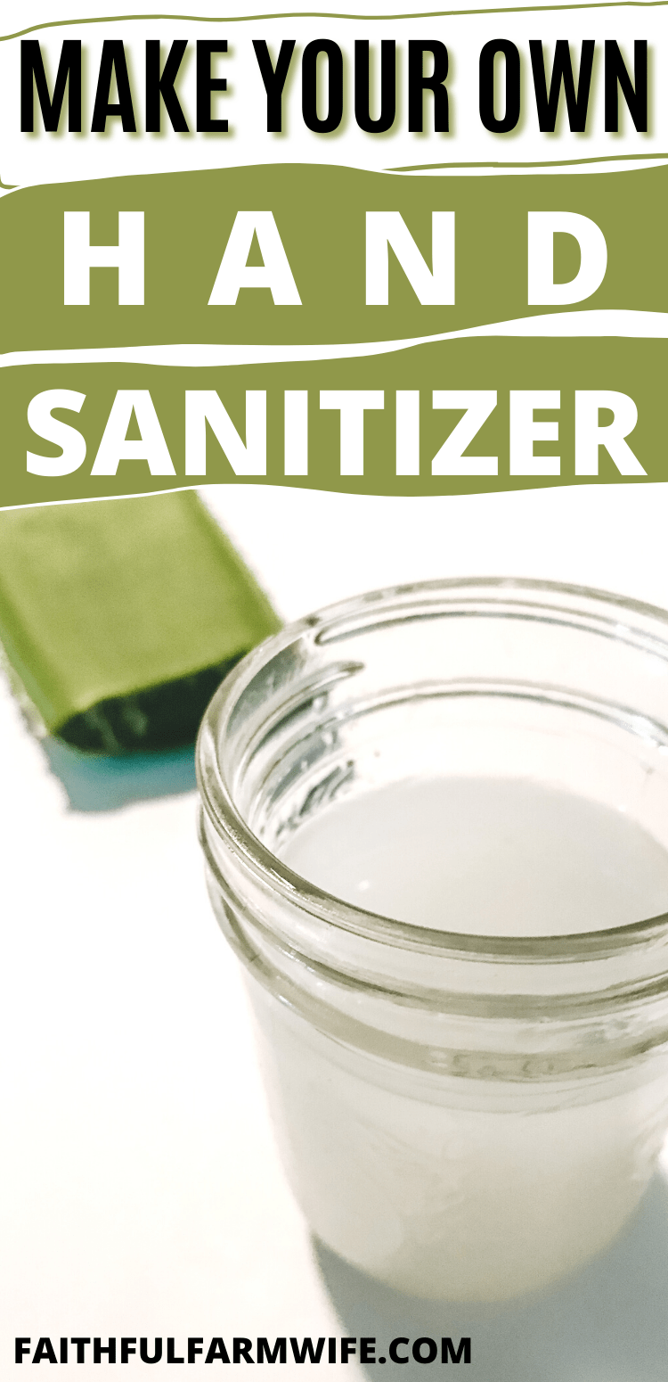 How to Make Homemade Hand Sanitizer with Aloe Vera - Mama on the Homestead