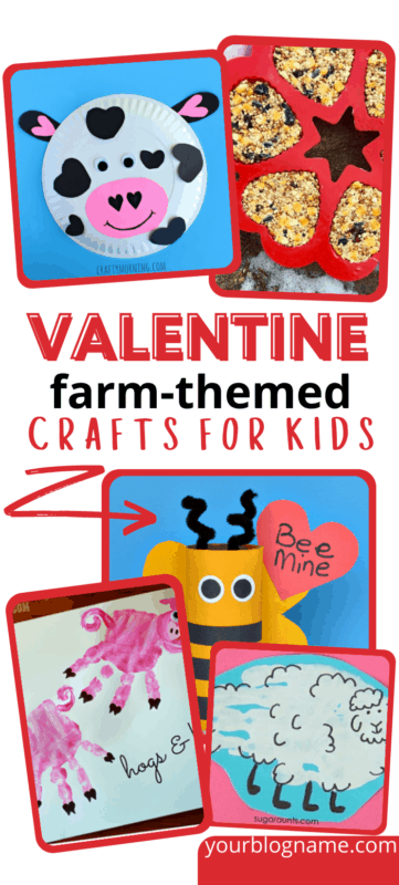 6 Simple Farm Themed Valentine's Day Crafts for Kids - Mama on the ...