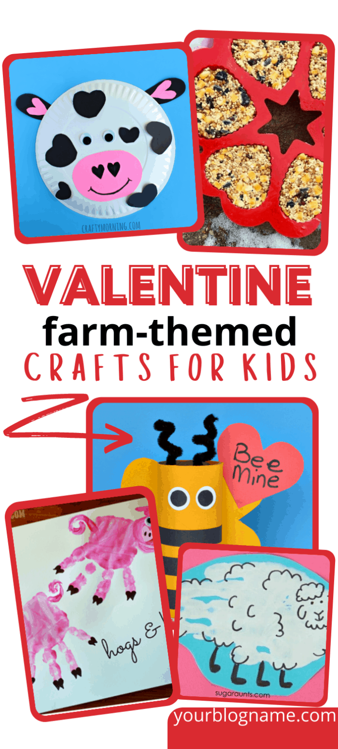 6 Simple Farm Themed Valentine's Day Crafts for Kids - Mama on the ...