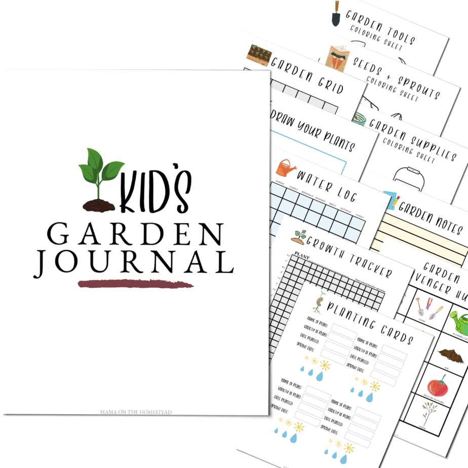 The Kids' Garden Journal - Mama on the Homestead