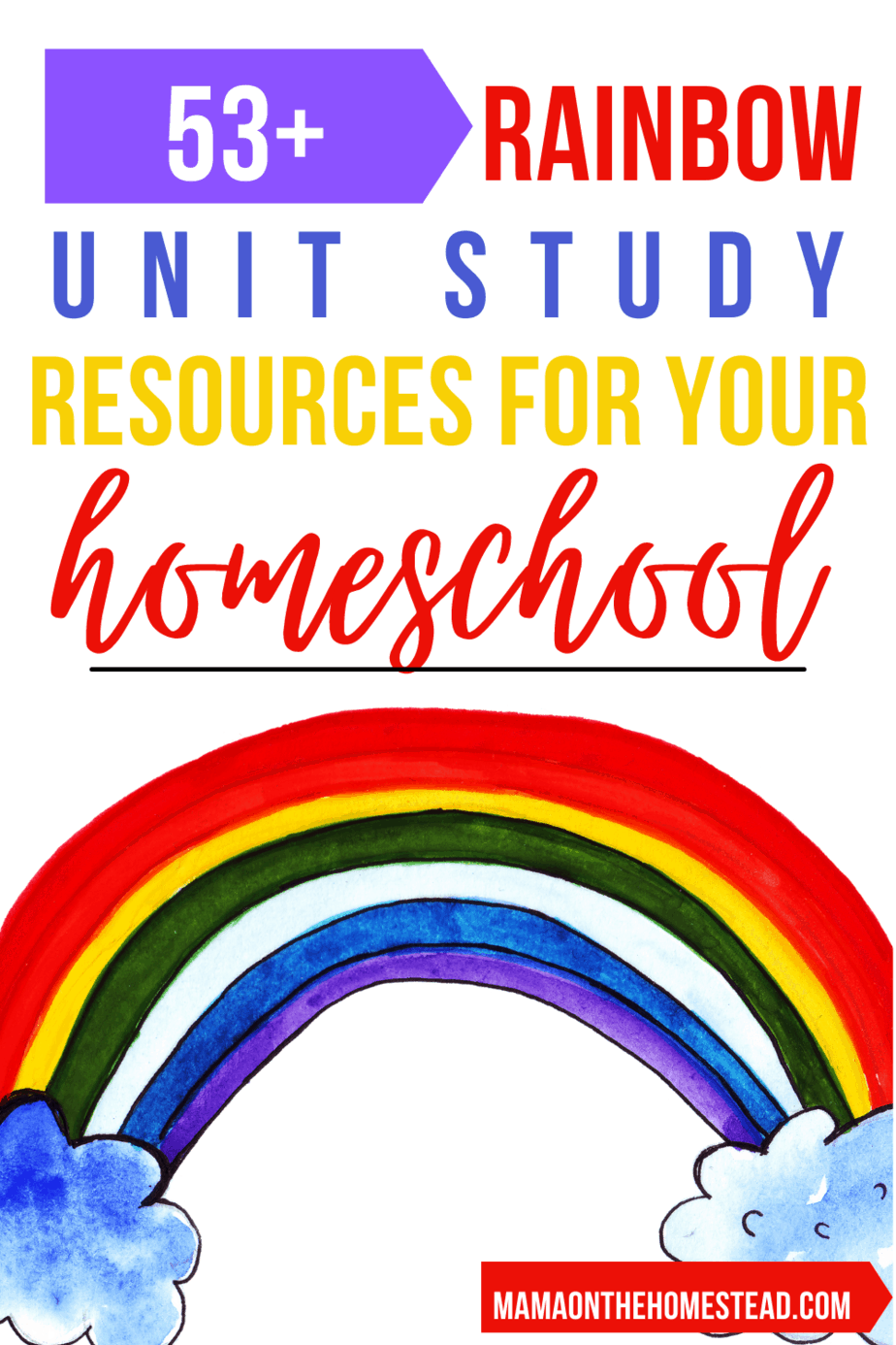 53+ of the Best Rainbow Unit Study Resources - Mama on the Homestead