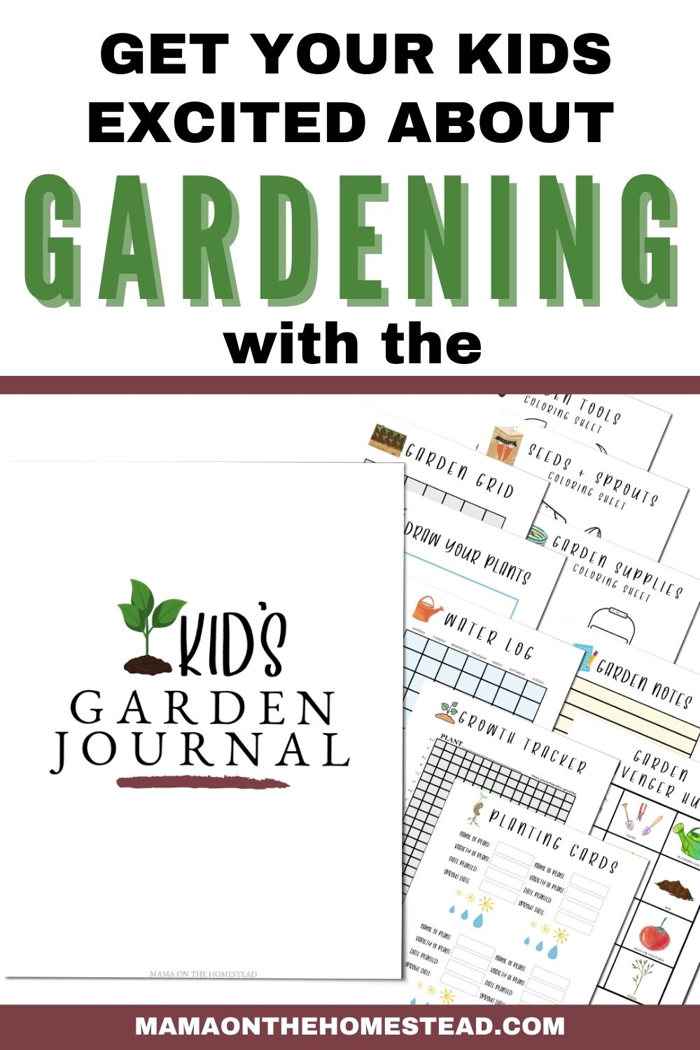 The Kids' Garden Journal - Mama on the Homestead