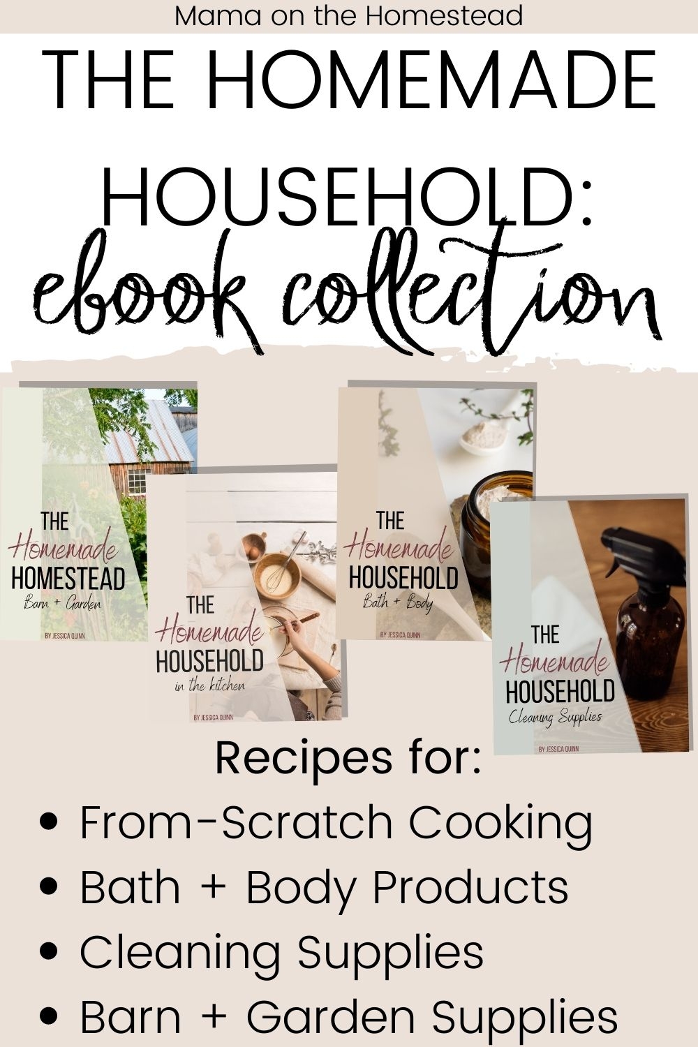 The Homemade Household: Complete Homemade Recipes Collection - Mama on ...