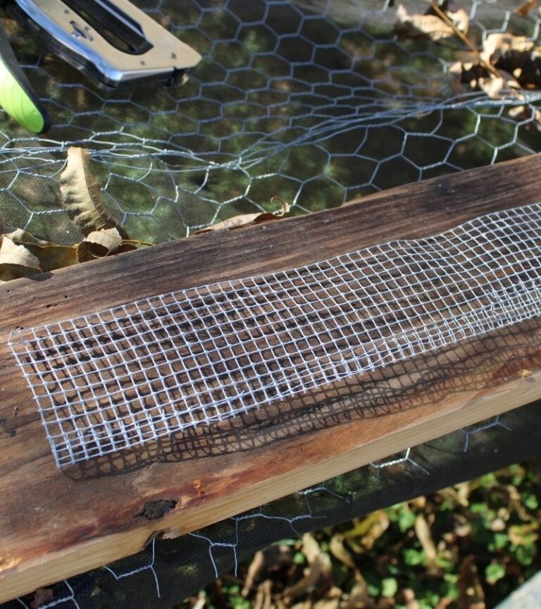 DIY Beehive Entrance Reducer & Mouse Guard - Mama on the Homestead