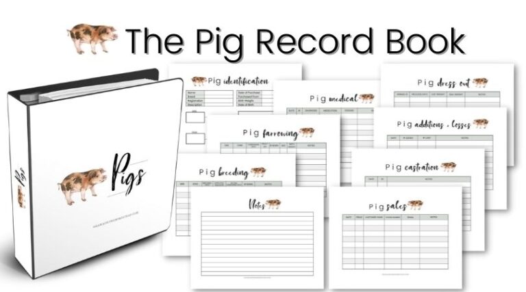 The Livestock Management Binder: PDF - Mama on the Homestead