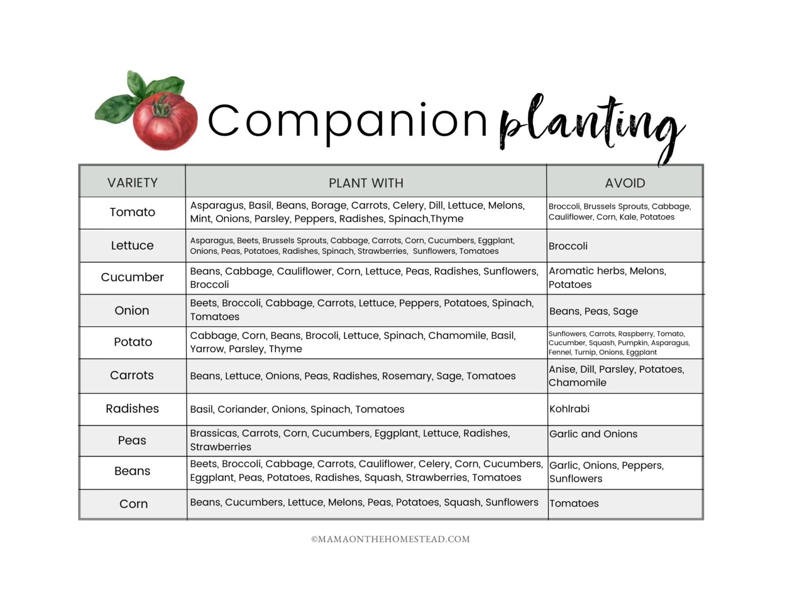 The Homestead Garden Planner - Mama on the Homestead