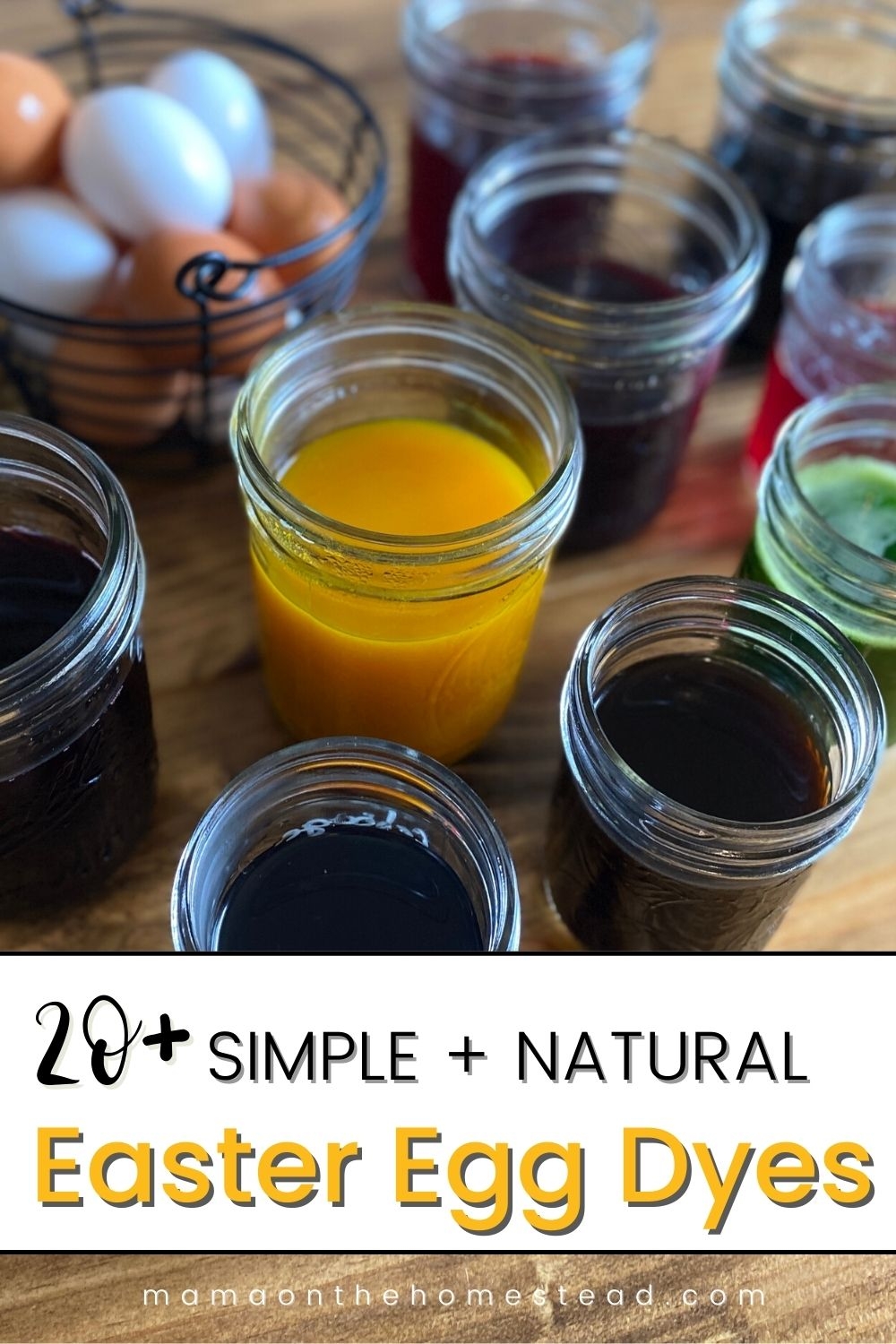 How to Make Natural Easter Egg Dyes: 20+ Recipes - Mama on the Homestead
