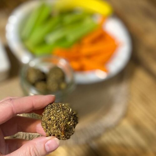 Baked Homemade Rabbit treats - Mama on the Homestead