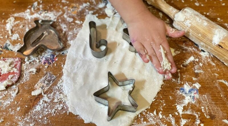 Homemade Salt Dough Ornament Recipe - Mama on the Homestead