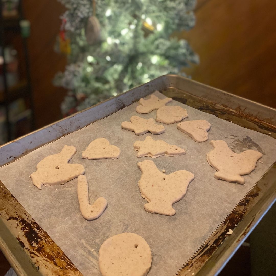 Homemade Salt Dough Ornament Recipe - Mama on the Homestead