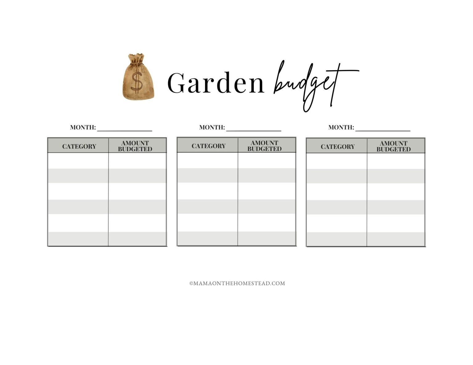 The Homestead Garden Planner - Mama on the Homestead