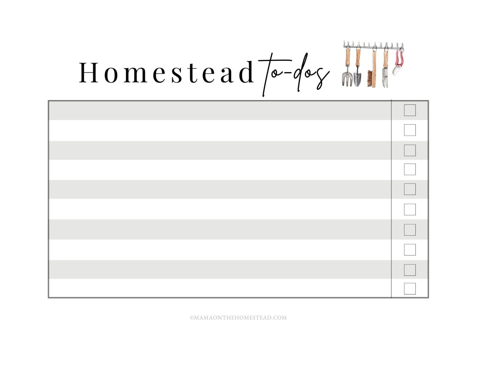 The Homestead Goal & Project Planner: PDF - Mama on the Homestead