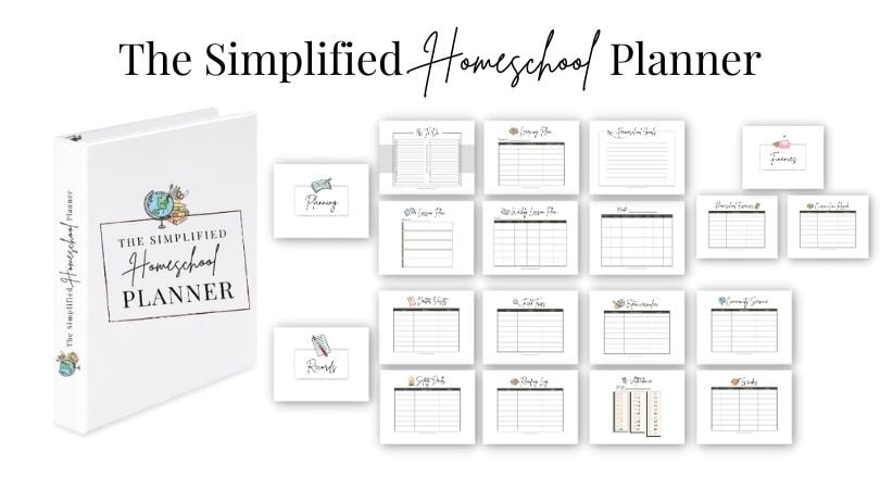 The Simplified Homeschool Planner: PDF - Mama on the Homestead