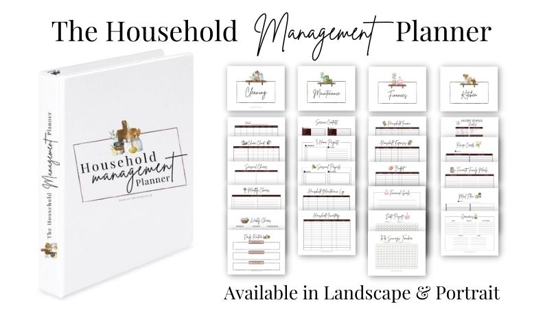 The Household Management Planner - Mama on the Homestead