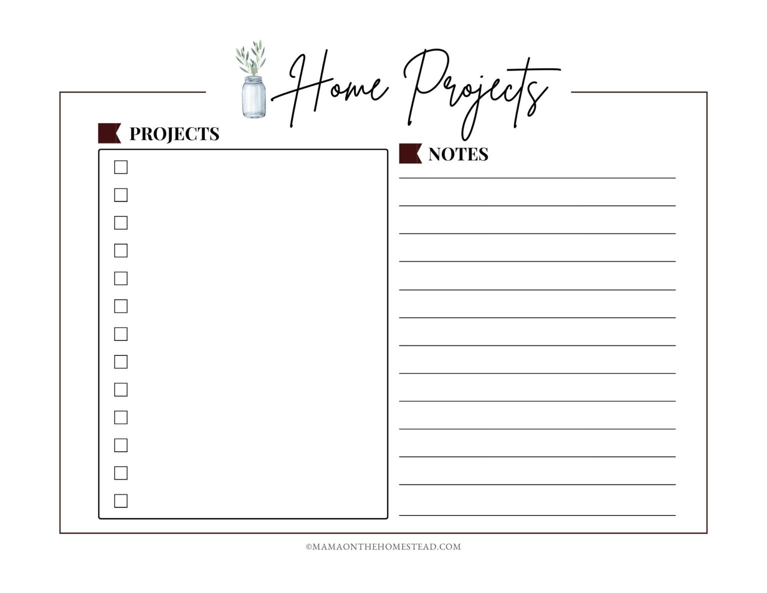 The Household Management Planner - Mama on the Homestead