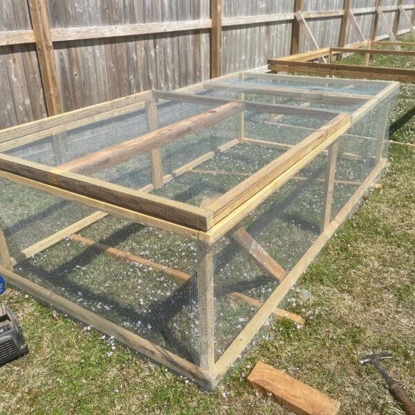 How to Build a DIY Chicken Tractor for Meat Birds - Mama on the Homestead