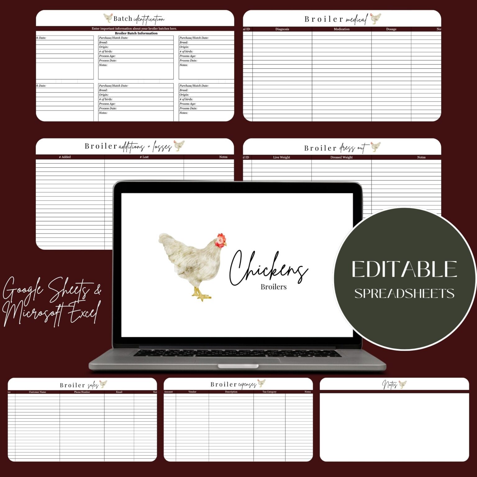 The Homestead Management Planner: DIGITAL SPREADSHEETS - Mama on the ...