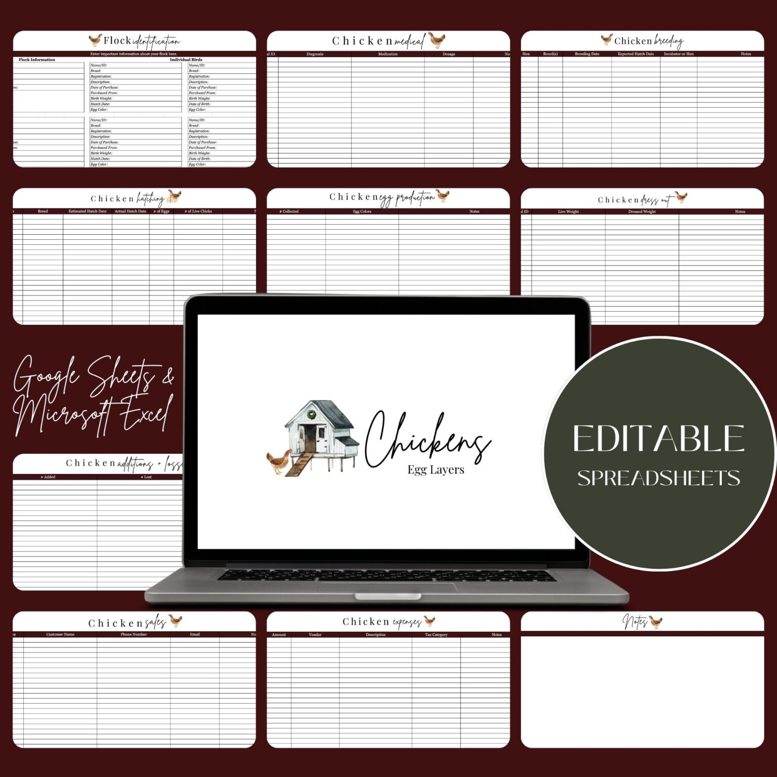 The Homestead Management Planner: DIGITAL SPREADSHEETS - Mama on the ...