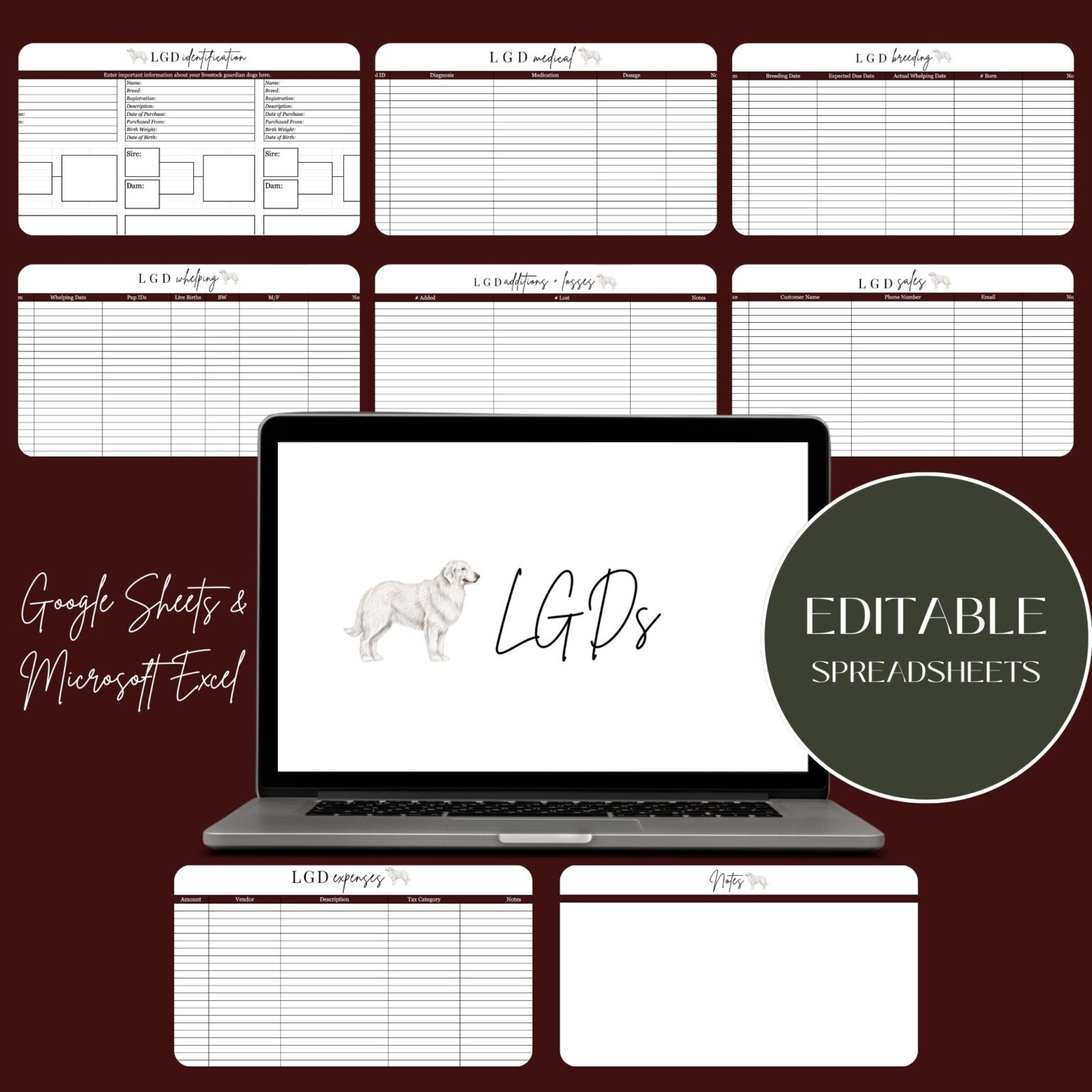 The Homestead Management Planner: DIGITAL SPREADSHEETS - Mama on the ...