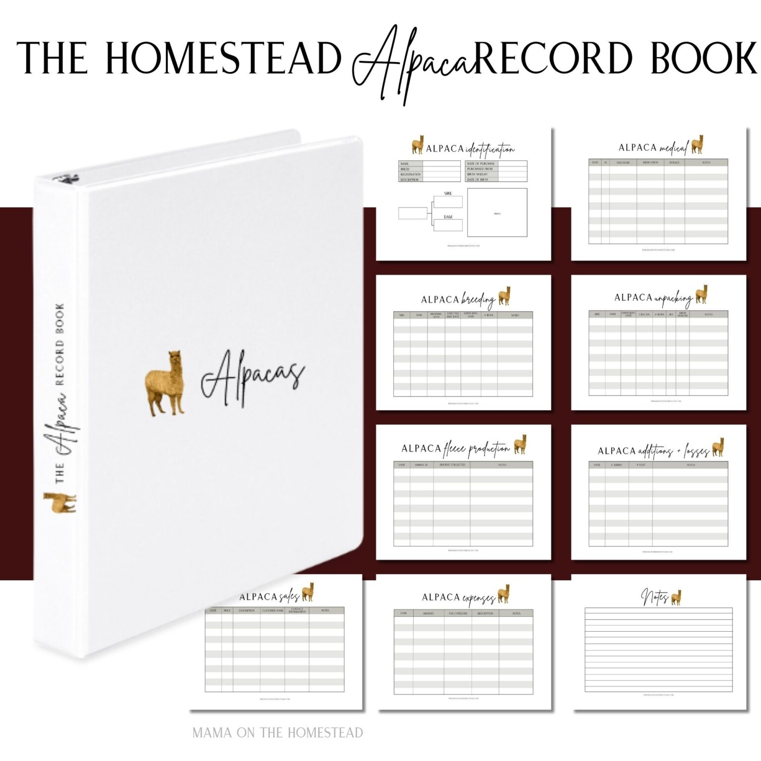 All Homestead Livestock Record Books - Mama on the Homestead