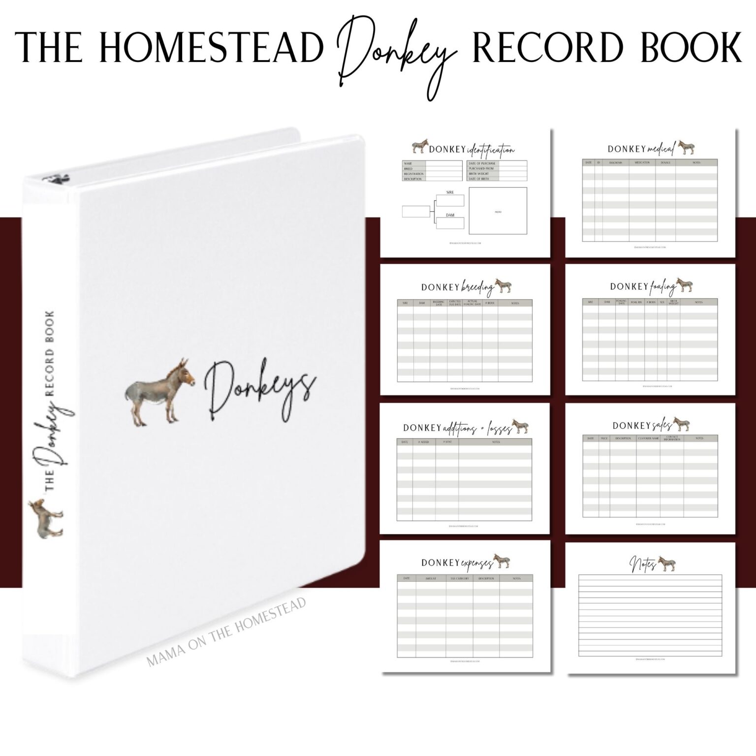 All Homestead Livestock Record Books - Mama on the Homestead
