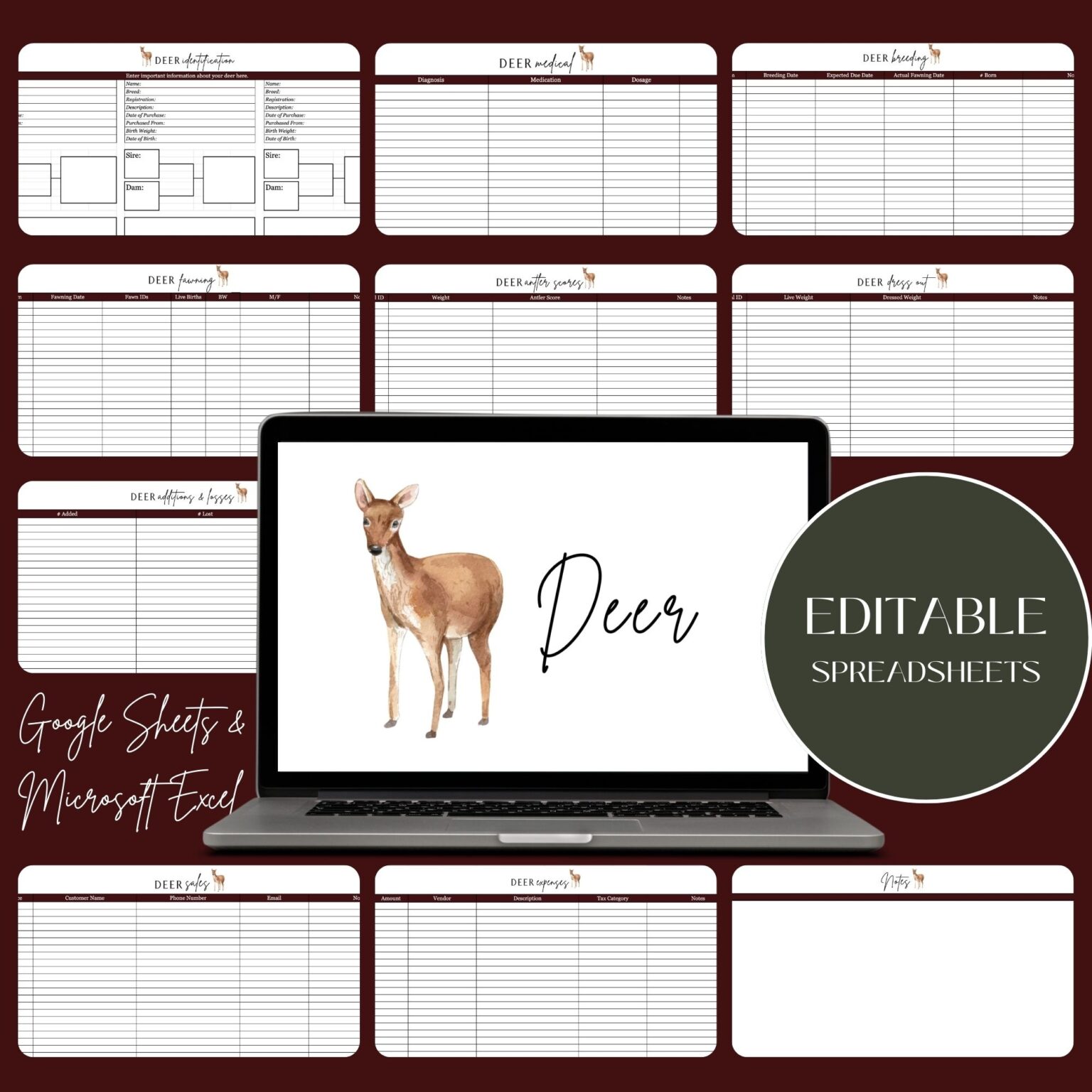 The Homestead Management Planner: DIGITAL SPREADSHEETS - Mama on the ...