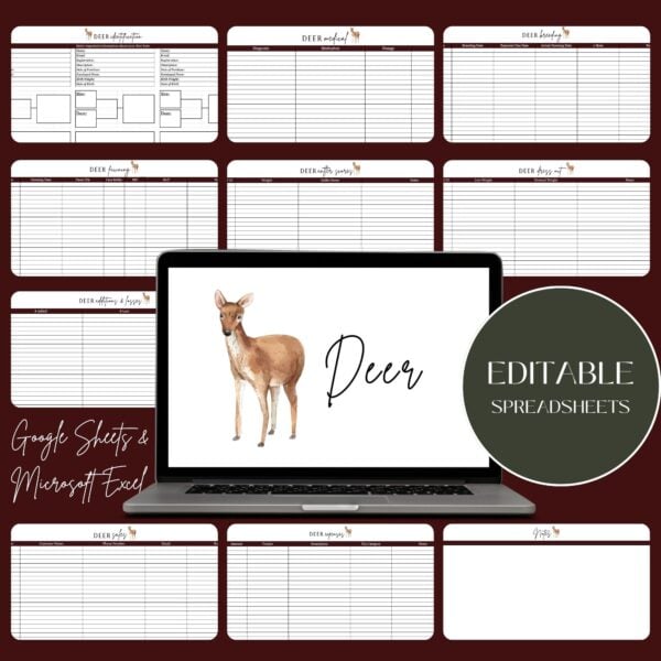 The Homestead Management Planner: DIGITAL SPREADSHEETS - Mama on the ...