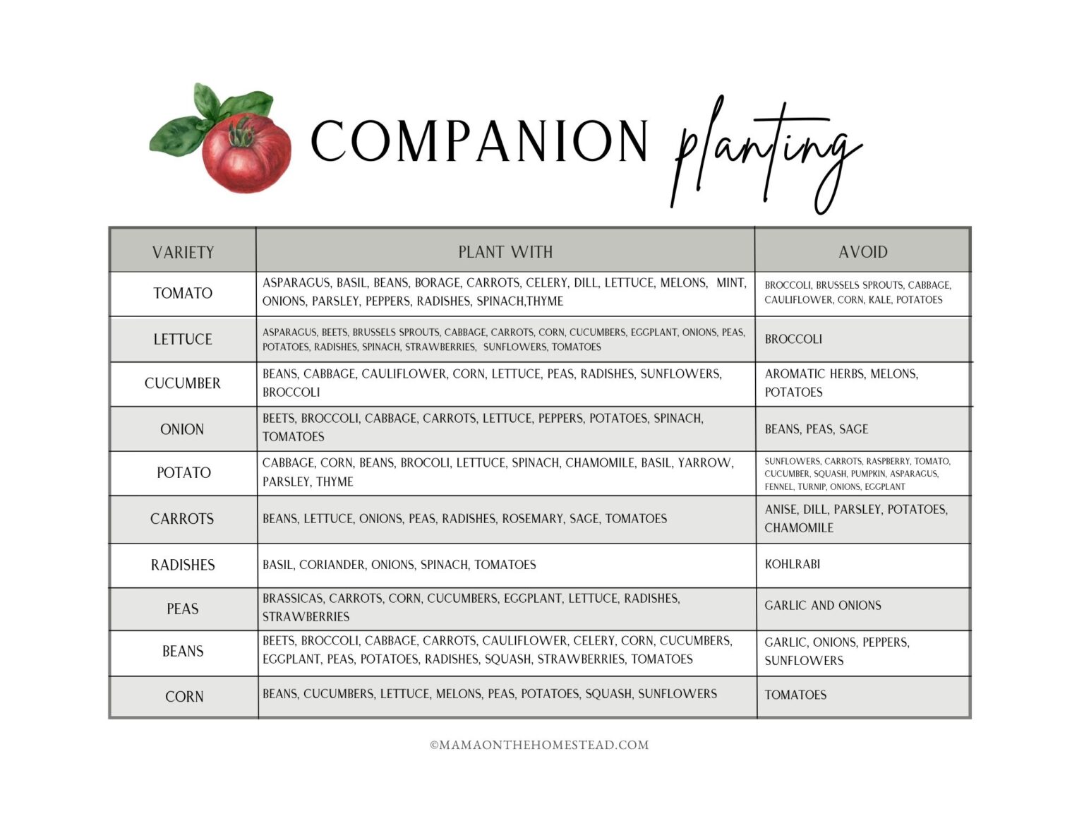 The Homestead Garden Planner - Mama on the Homestead