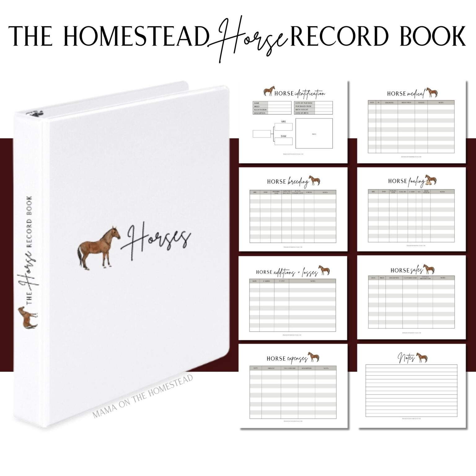 All Homestead Livestock Record Books - Mama on the Homestead