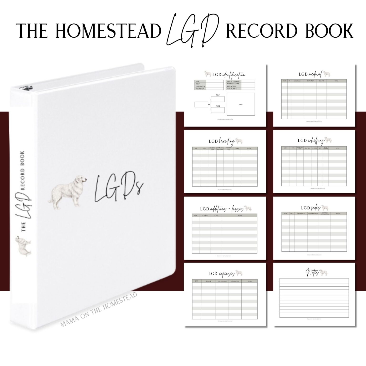 All Homestead Livestock Record Books - Mama on the Homestead