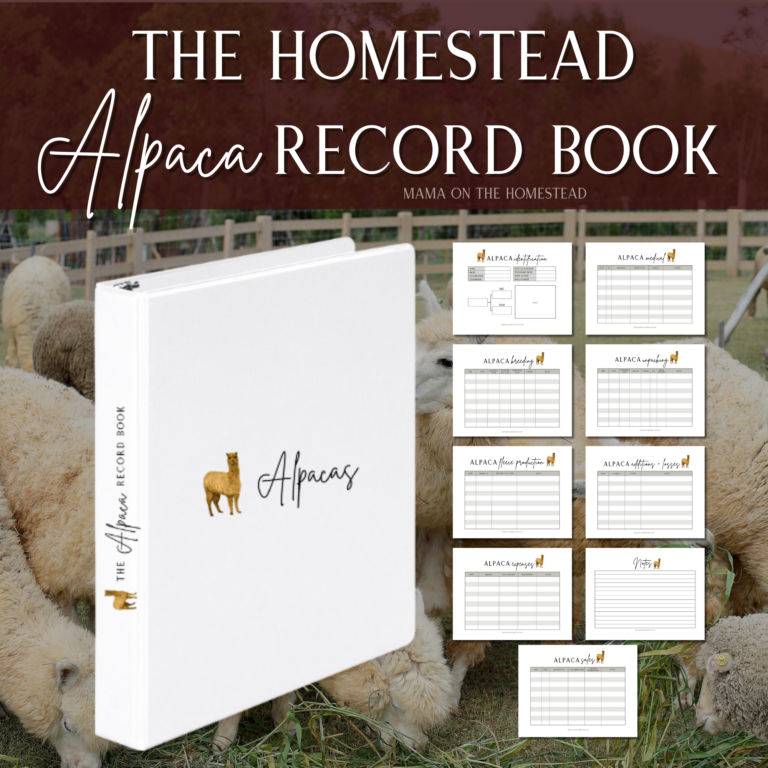 All Homestead Livestock Record Books - Mama on the Homestead