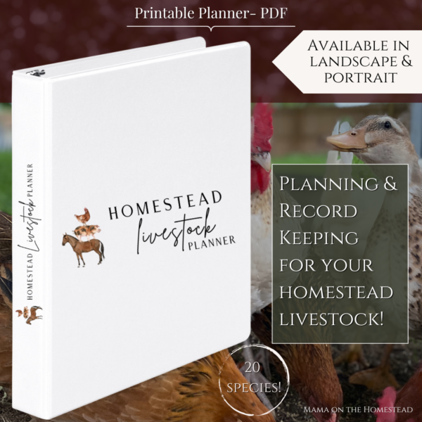The Homestead Management Planner: PDF - Mama on the Homestead