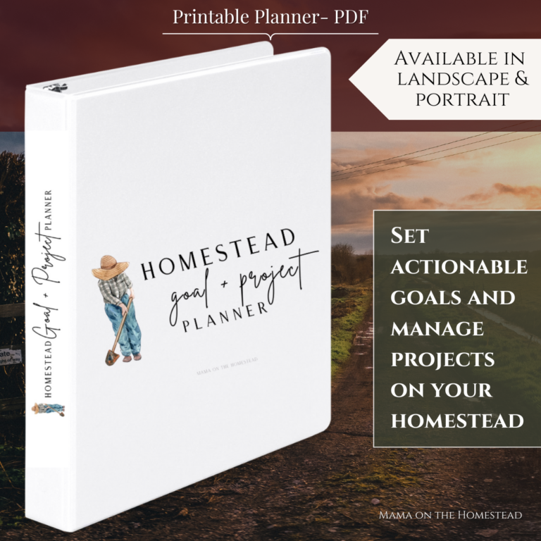 The Homestead Management Planner: PDF - Mama on the Homestead